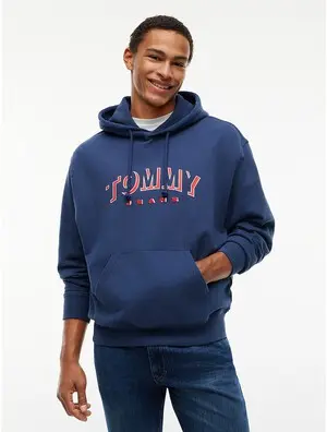 Tommy Hilfiger Shadow Logo Hoodie - Basic Navy