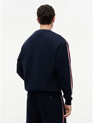 Tommy Hilfiger Signature Stripe Terry Lounge Sweatshirt