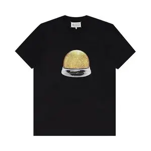 MAISON MARGIELA Snow Globe Print V Neck
