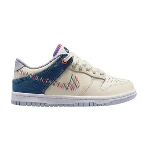 Nike Dunk Low Gs 'soft Pearl Blue Denim - Cream