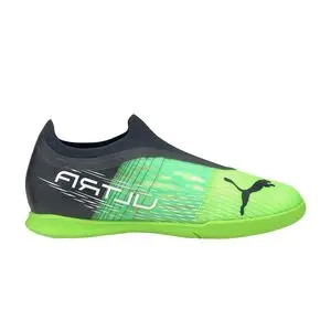 PUMA Ultra 3.3 It Jr Glare Indoor Soccer Shoes - Green