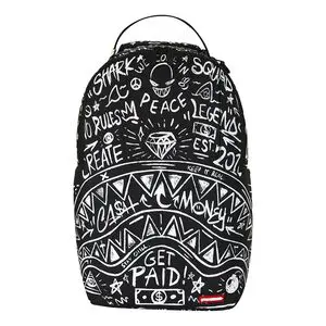 SPRAYGROUND Graffiti Print Backpack - Multicolor