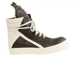 Rick Owens Geobasket High Top Sneakers - Black