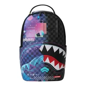 SPRAYGROUND Dark Frequency Shark Backpack - Multicolor