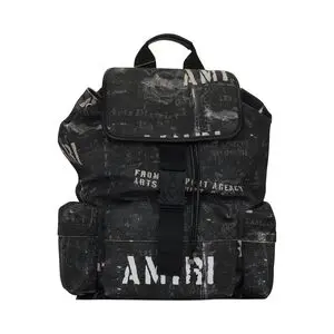 Amiri Distressed Canvas Rucksack