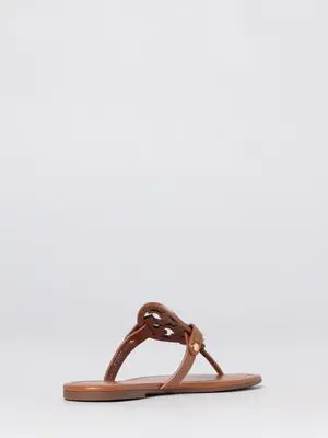 Tory Burch Miller Leather Sandal - Brown
