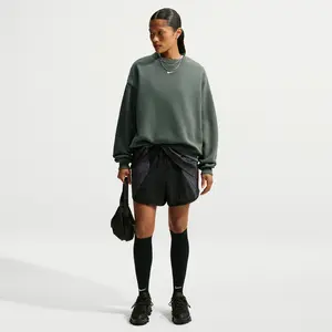Nike Studio Fleece Medium Weight Oversized Crew-neck Sweatshirt
