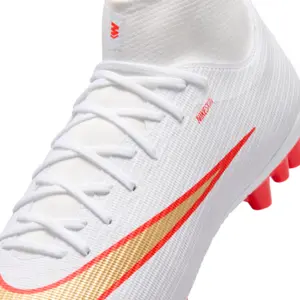 Nike Mercurial Superfly Academy Artificial-grass High-top Soccer Cleats - White