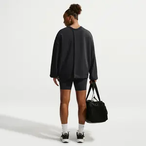 Nike Studio Fleece Sport Dri-fit Crew-neck Sweatshirt - Black