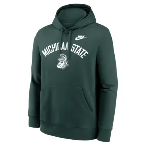 Nike Michigan State Legacy Arch Club College Pullover Hoodie - Green