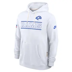 Nike Los Angeles Rams Alt Standard Issue Dri-fit Nfl Pullover Hoodie - White