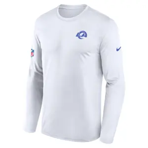 Nike Los Angeles Rams Dri-fit Long Sleeve T-shirt - White