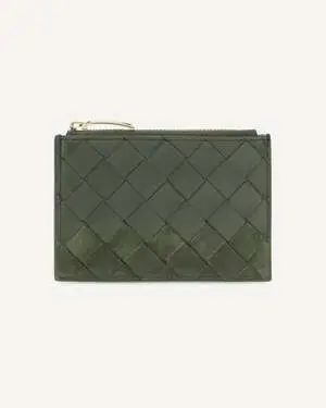 Bottega Veneta Intrecciato Zip Cardholder