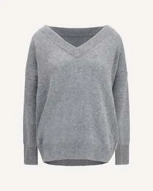 Ermanno Scervino Knit Dress With Lace Slip - Grey