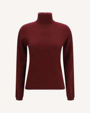 ALLUDE Cahmere Turtleneck Weater