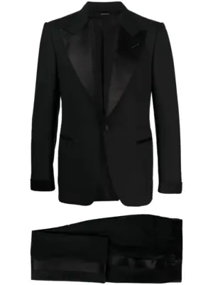 TOM FORD Two-piece Single-breasted Suit - Black