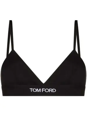 TOM FORD Logo Bra - Black