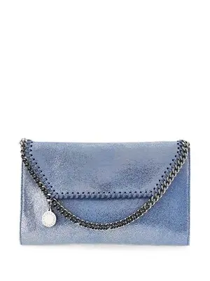 Stella McCartney Falabella Crossbody Bag With Chain Trim - Blue