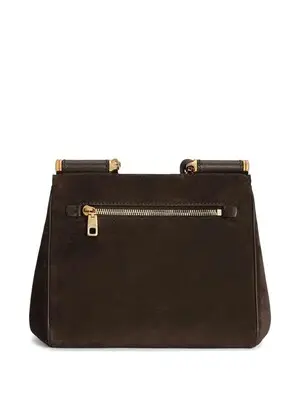 Dolce & Gabbana Small My Sicily Bag In Split Calfskin - Brown