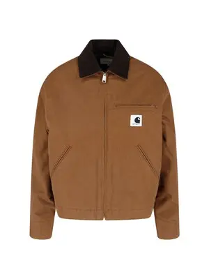 Carhartt Work In Progress Zip Jacket "og Detroit - Brown