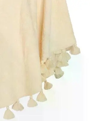 Cap D'antibes Paola Tassel-trim Poncho - Neutrals