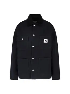 Carhartt Work In Progress Og Michigan" Button Jacket - Black