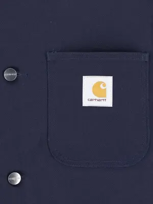 Carhartt Work In Progress Og Michigan" Button Jacket - Blue