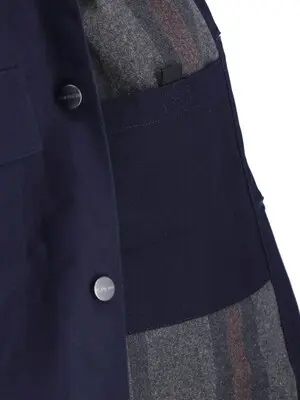 Carhartt Work In Progress Og Michigan" Button Jacket - Blue