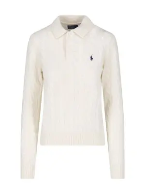 Polo Ralph Lauren Wool And Cashmere Polo - Cream
