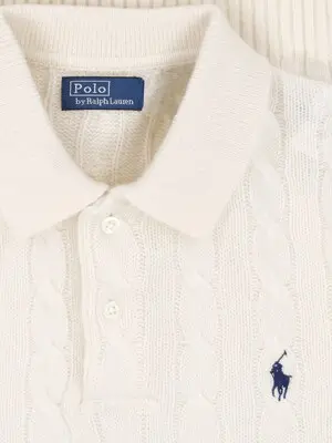 Polo Ralph Lauren Wool And Cashmere Polo - Cream