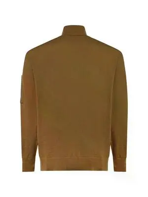 C.P. COMPANY Lens Detail Quarter-zip Sweater