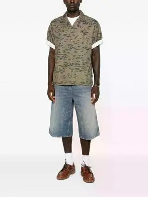 Carhartt Work In Progress Oversized Loose Fit Double Knee Denim Shorts