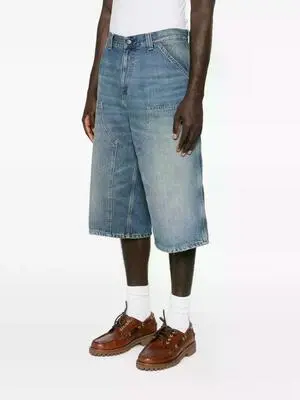 Carhartt Work In Progress Oversized Loose Fit Double Knee Denim Shorts