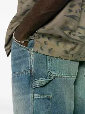 Carhartt Work In Progress Oversized Loose Fit Double Knee Denim Shorts