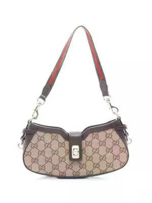 Gucci 2010s Sherry Line Gg Canvas Handbag - Neutrals