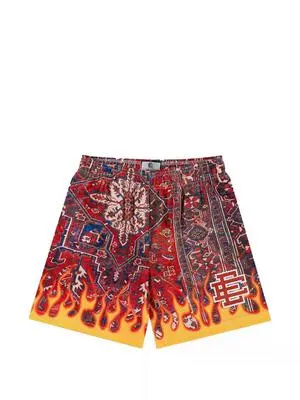 ERIC EMANUEL Ee Basic Flame-print Shorts - Red