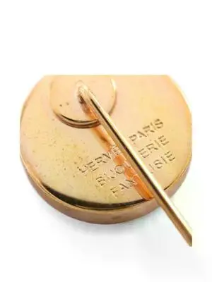 Hermès 2010s Corozo Pin Brooch