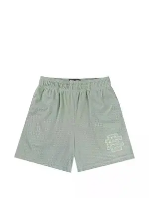 ERIC EMANUEL Logo-print Mesh Shorts - Green
