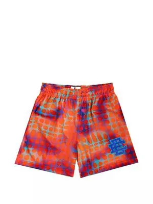 ERIC EMANUEL Ee Basic Logo-print Shorts - Orange