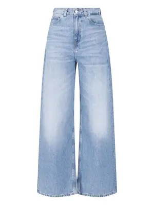 Carhartt Work In Progress Jane Pant" Wide Leg Jeans - Light Blue
