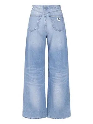 Carhartt Work In Progress Jane Pant" Wide Leg Jeans - Light Blue
