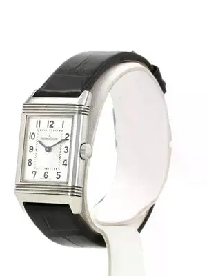 JAEGER-LECOULTRE Reverso Rectangular Stainless Steel Watch