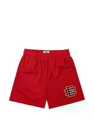 ERIC EMANUEL Basic Logo-print Shorts - Red