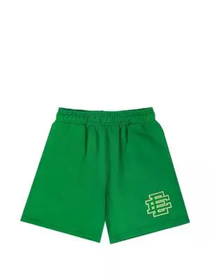 ERIC EMANUEL Basic Logo-print Shorts - Green