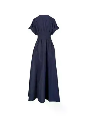 Carolina Herrera Shirred-waist Maxi Dress