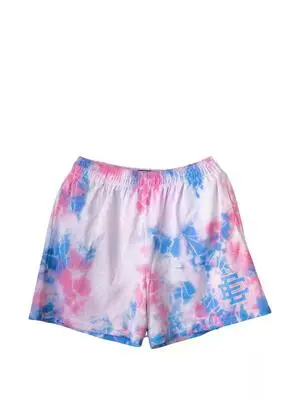 ERIC EMANUEL Tie-dye Mesh Shorts - White