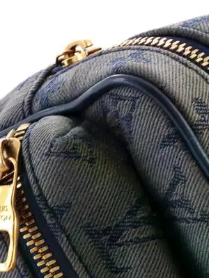 LOUIS VUITTON Monogram Denim Outdoor Bumbag - Blue