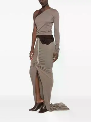 Rick Owens One-shoulder Asymmetric-neck Top
