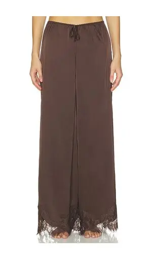 KAT THE LABEL Olivia Pant - Espresso