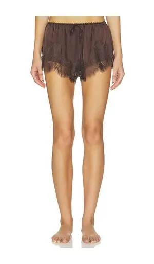 KAT THE LABEL Olivia Short - Espresso